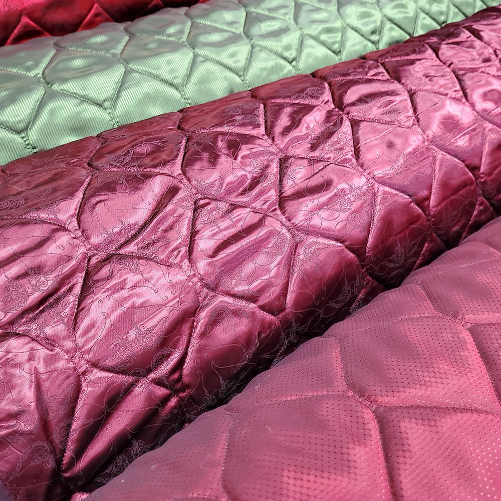 Quilted Italian lining fabric - Onion (KBT11655-U78) £7.95